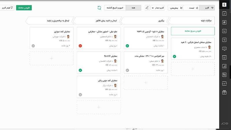 دیدار CRM | SMS.ir